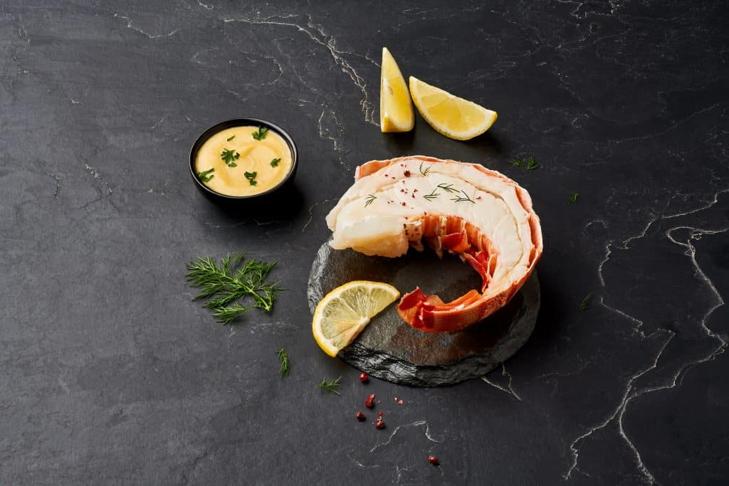 Demi-queue de langouste "cuit maison"